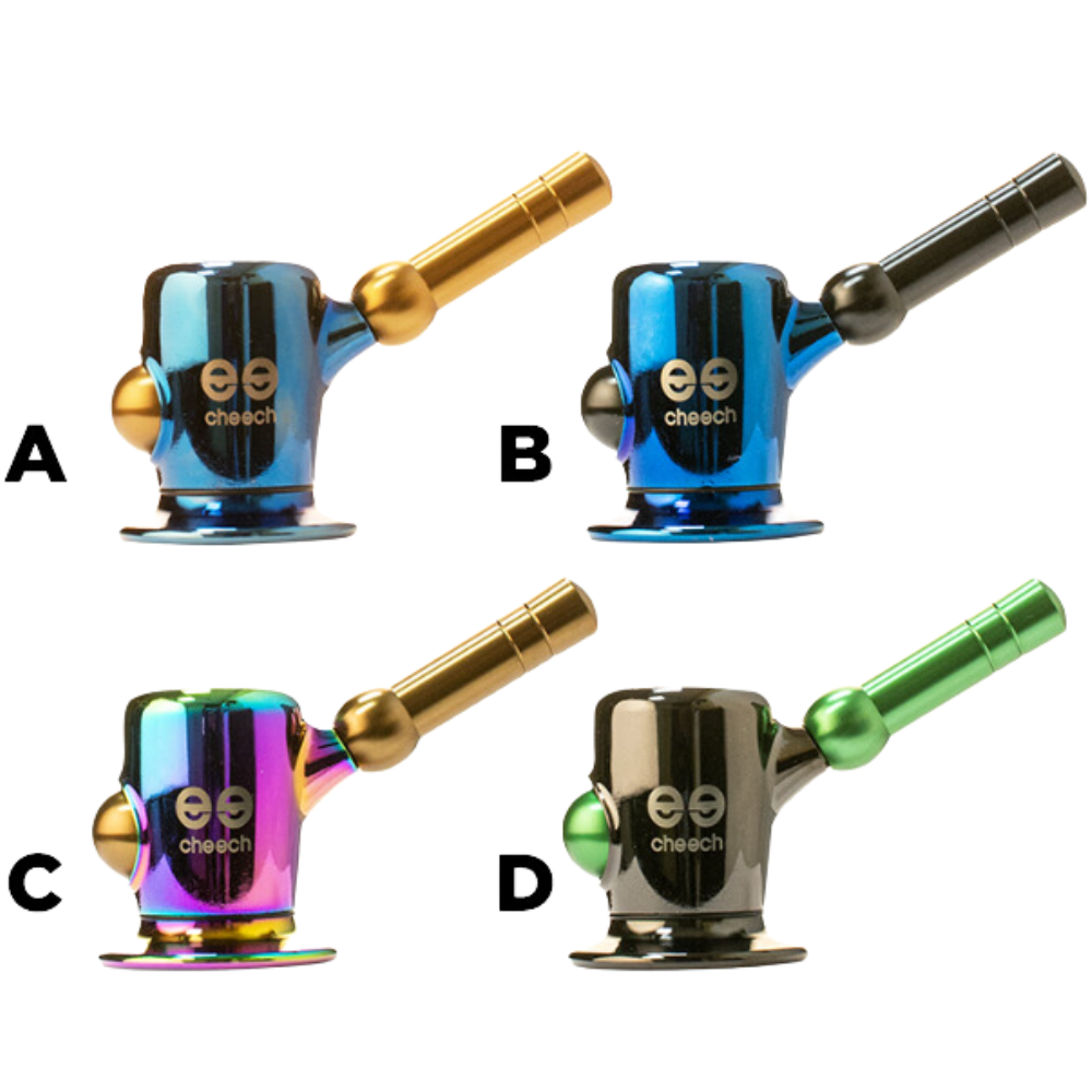 5" Cheech Metal Wrapped Bubbler | Metro Vape