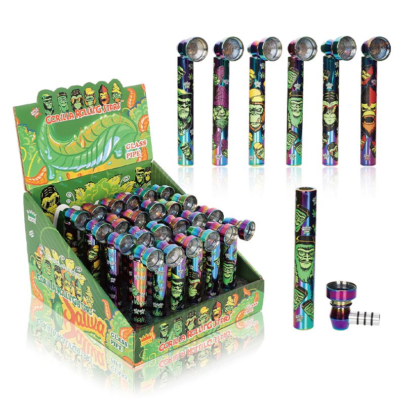 4″ Metal Pipe GRS Series Design Assorted Color | Metro Vape