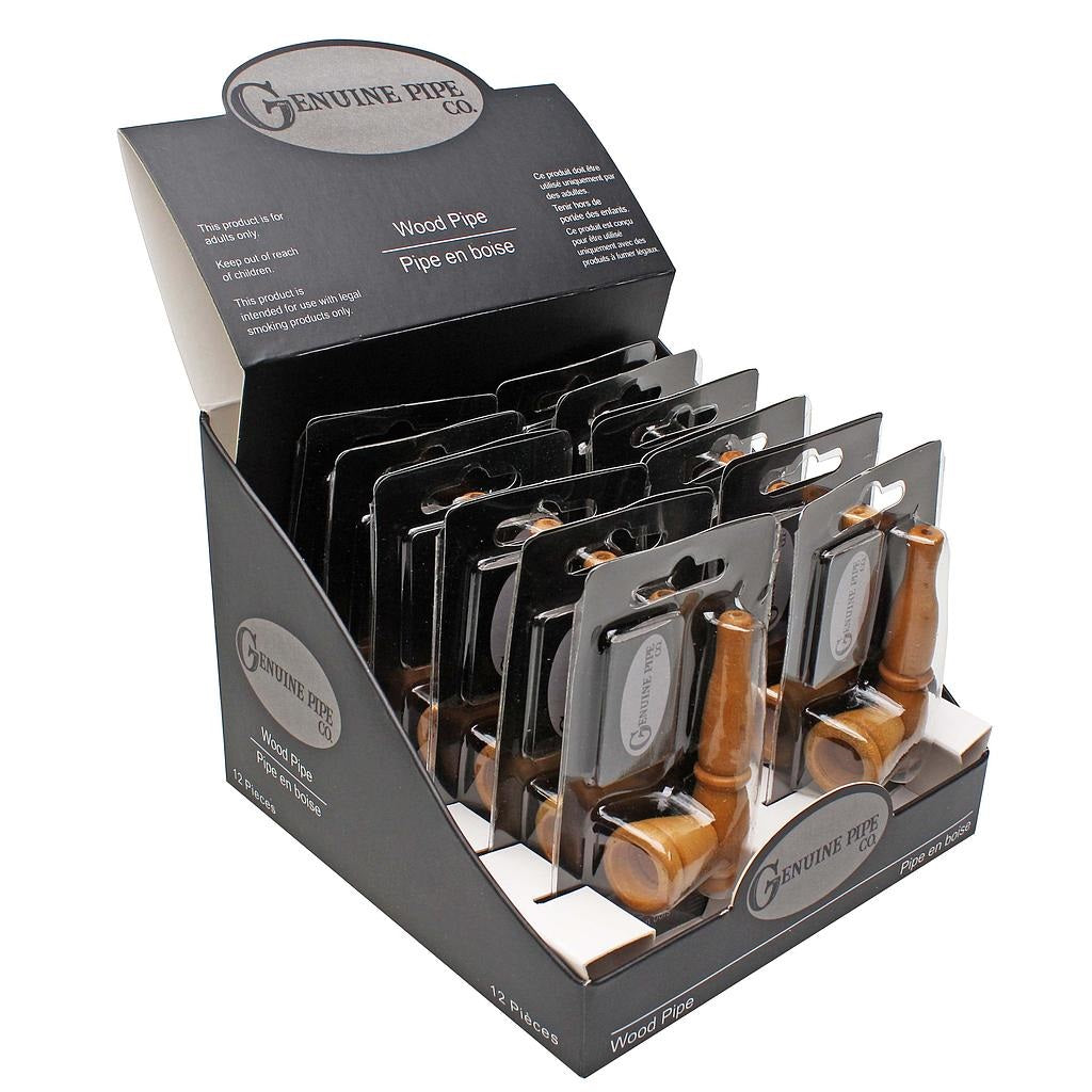 Wooden Pipe Genuine Pipe Co Light Teak | Metro Vape